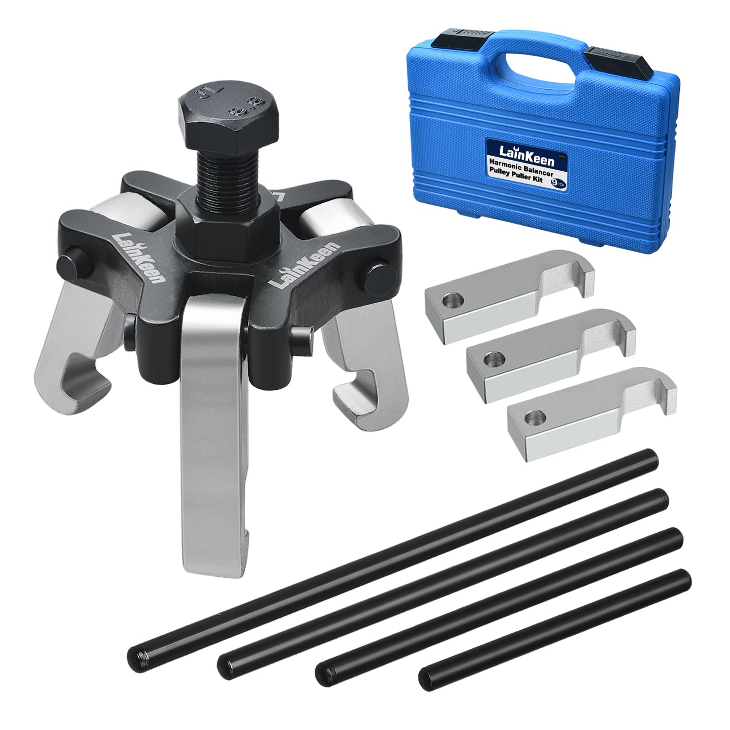 LainKeen 9 PCS Harmonic Balancer Puller Remove Extractor Set Tool ...