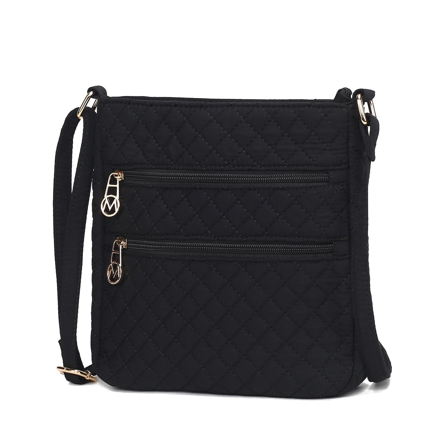 Lainey Solid Quilted Cotton Womens Crossbody Handbag Multi Pockets by ...