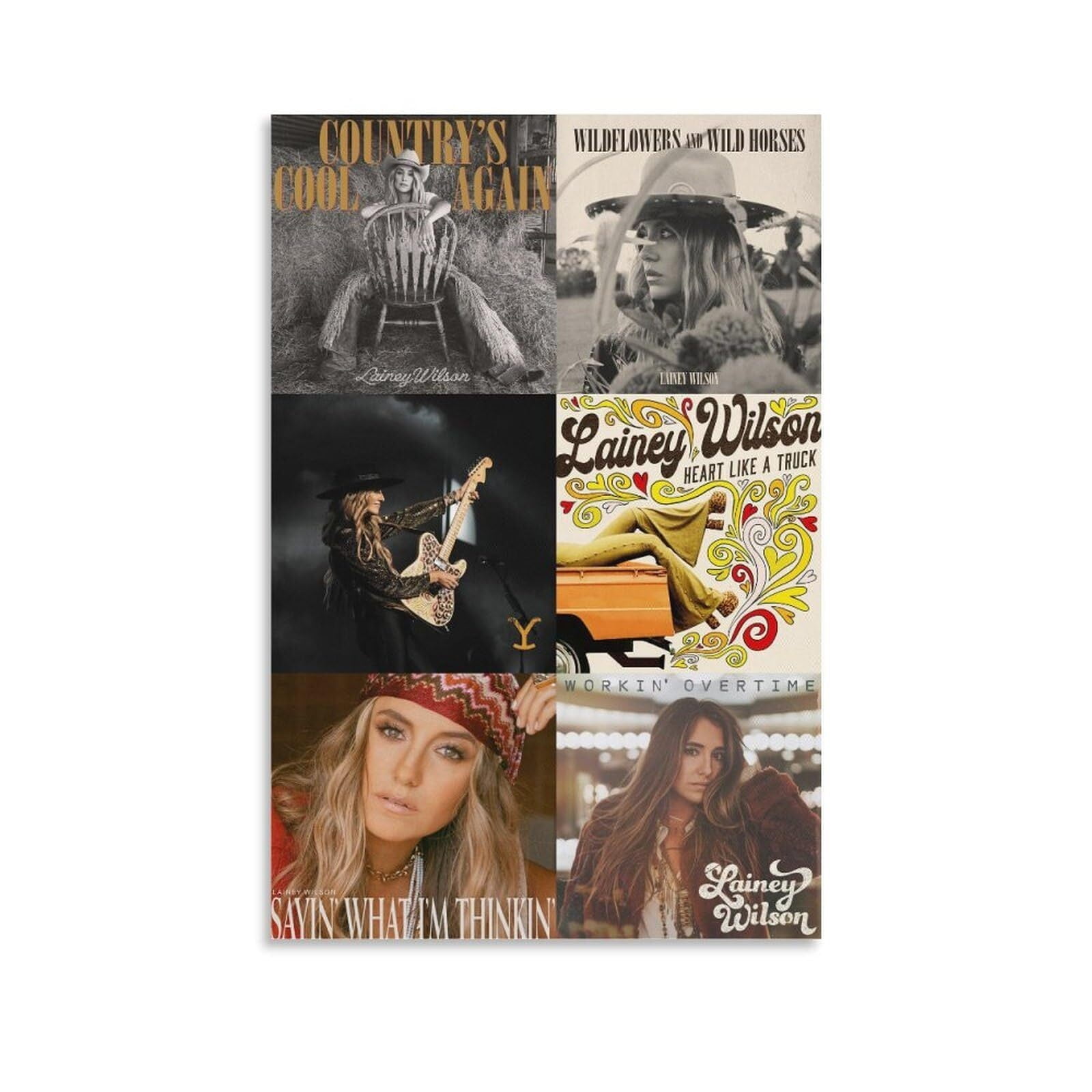 Lainey Wilson Canvas Poster Bedroom Decoration Landscape Office ...