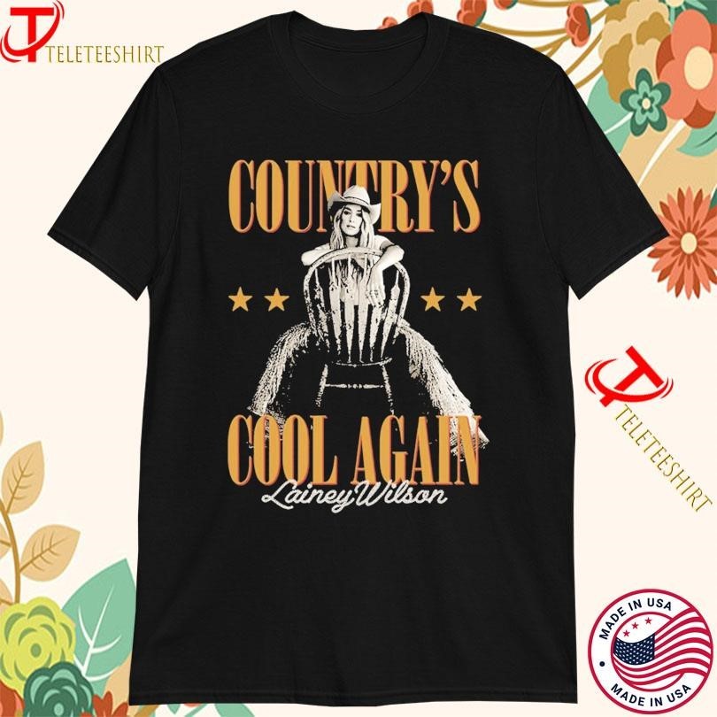 Lainey Wilson Countrys Cool Again T-shirts - Walmart.com