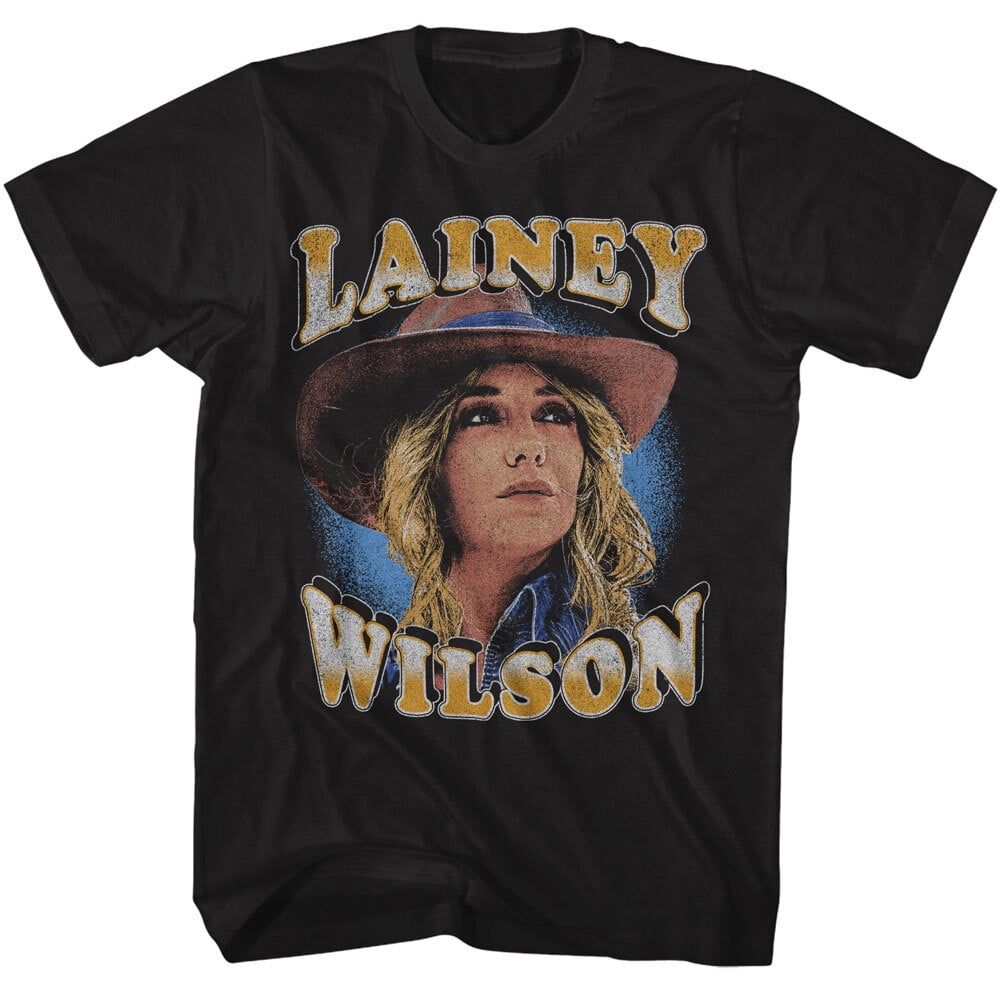 Lainey Wilson Full Color Cowboy Hat Photo Men's T Shirt Country Music ...