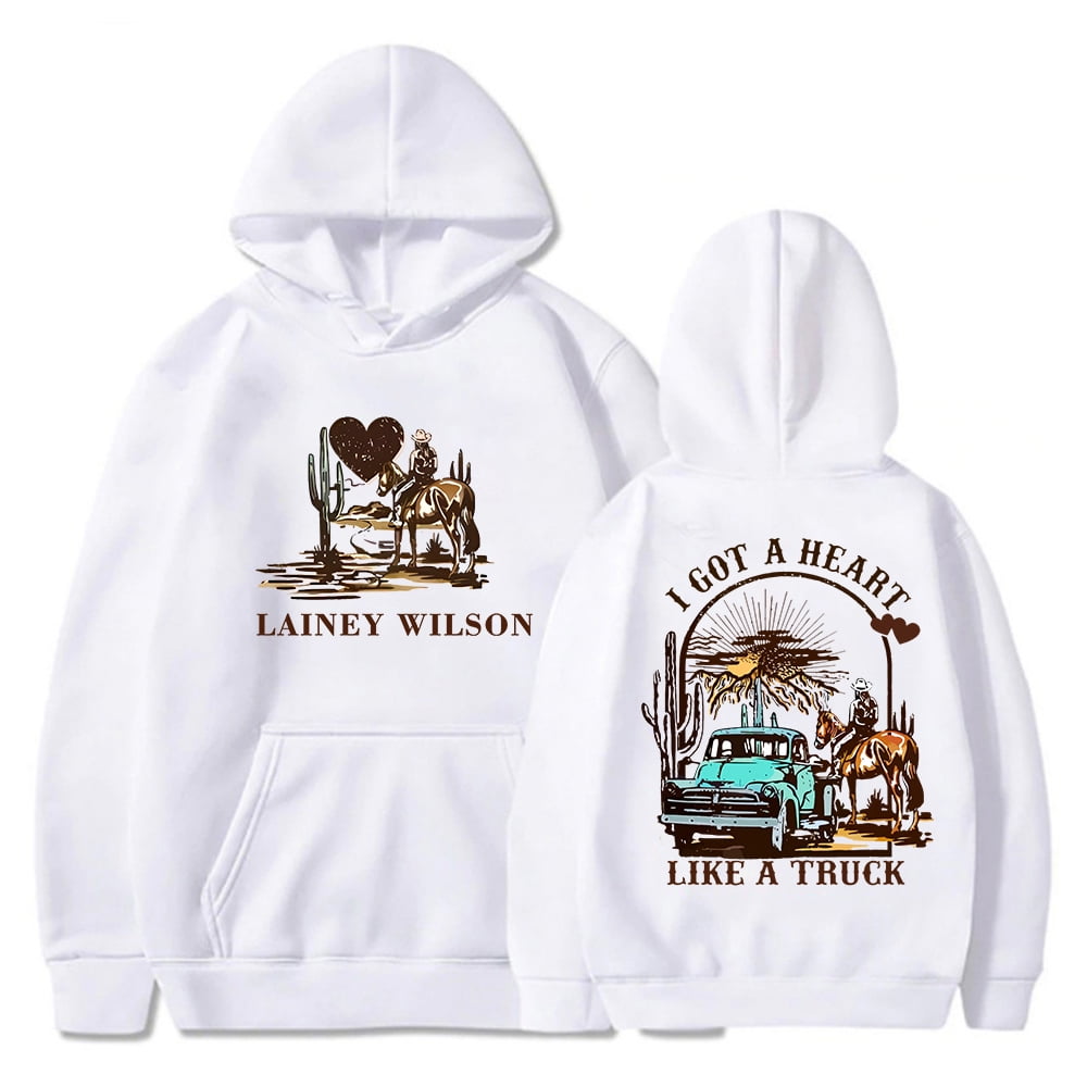 Lainey Wilson I Got A Heart Hoodie Long Sleeve Streetwear Men Women ...