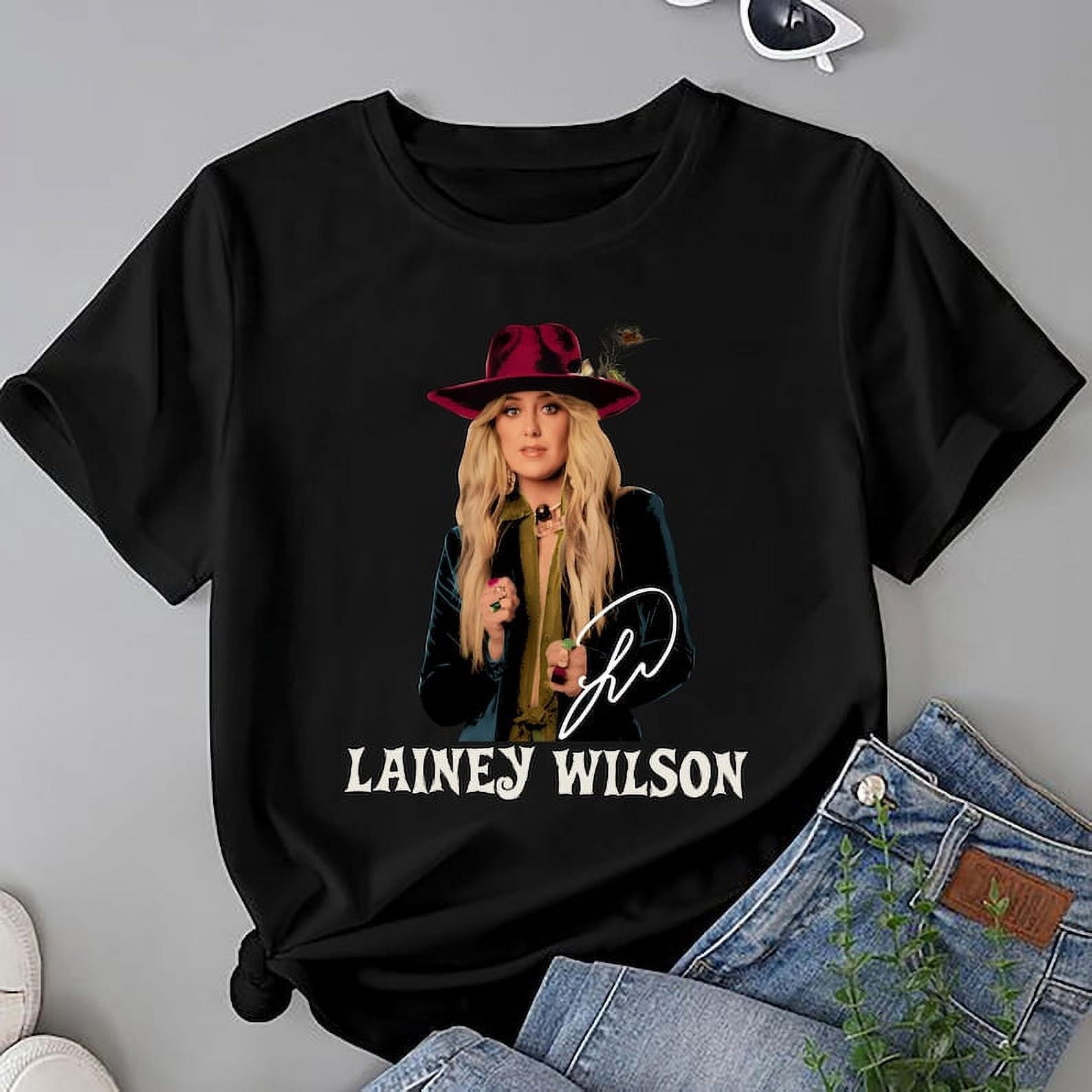 Lainey Wilson Signature TShirt, 2024 Lainey Wilson Country's Cool Again ...