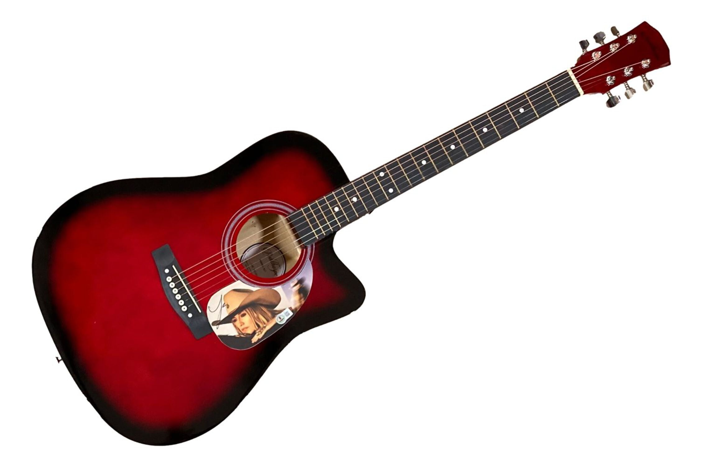 Lainey Wilson Signed 41" Red Acoustic Guitar BAS - Walmart.com