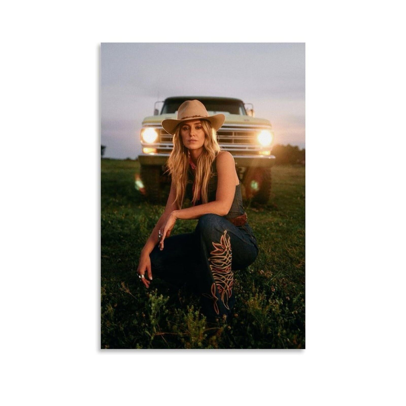 Lainey Wilson Singer Poster Gifts Canvas Painting Wall Art Decorative ...
