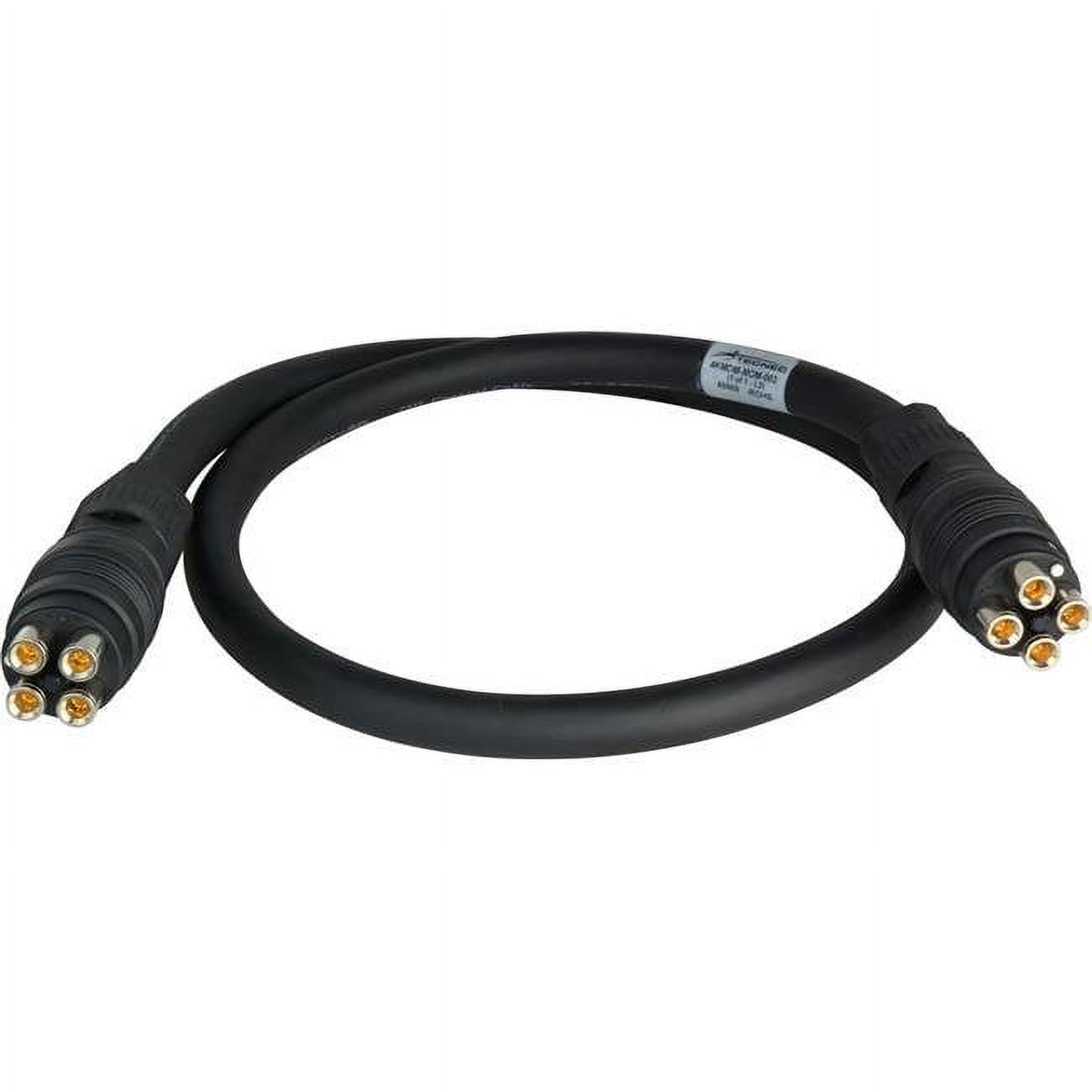 Laird Digital Cinema 4KMDM-MDM-010 4K UHD Canare 3G HD-SDI Coax MDM-MDM 4 Channel Din Male to ...