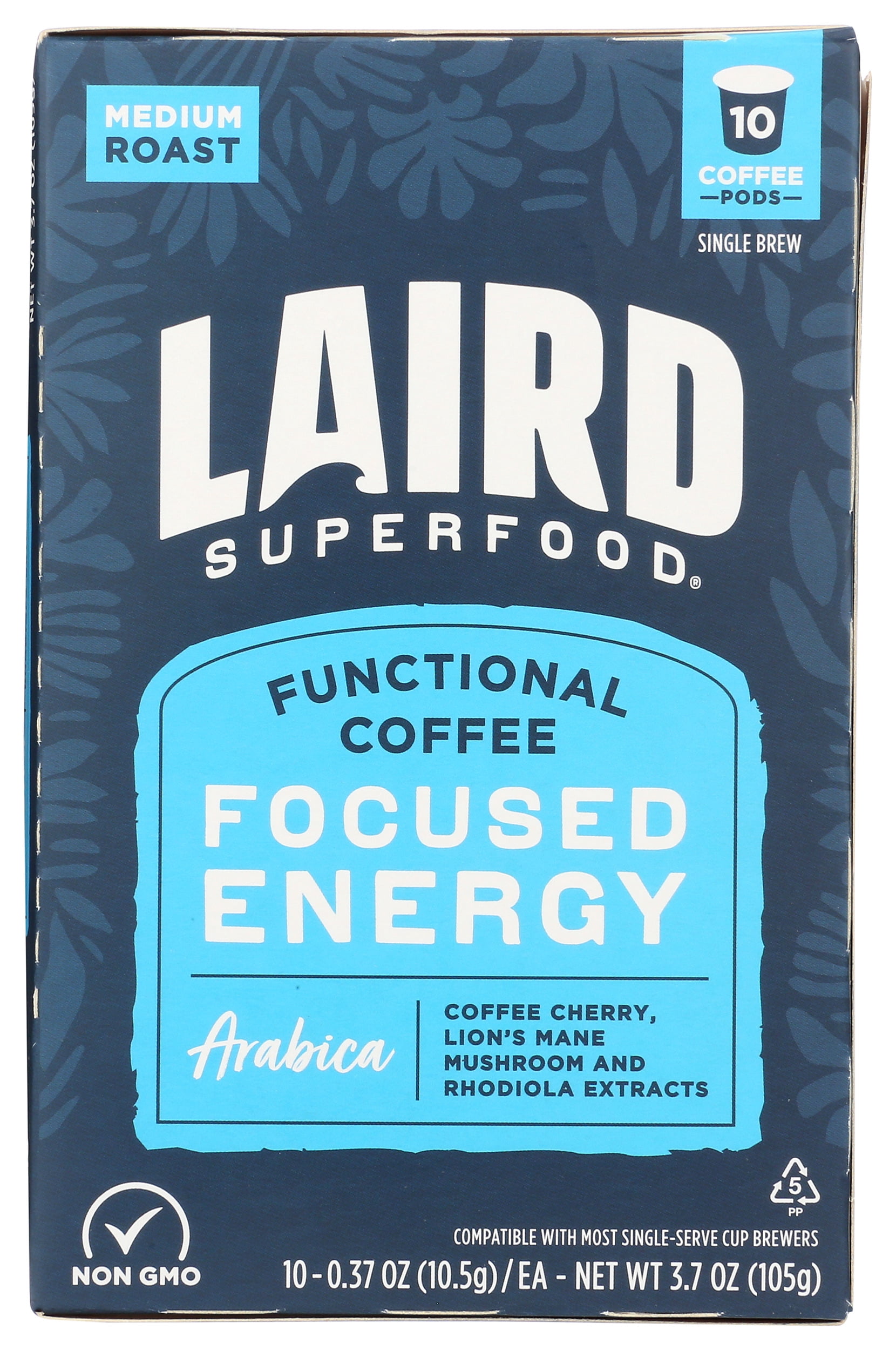 Laird Superfood Coffee Energy Adapt 10 Pieces Pack Of 6 - Walmart.com