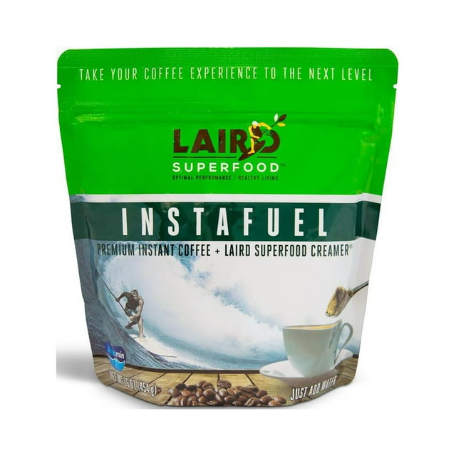 Laird Superfood Instafuel Premium Instant Coffee Plus Creamer - 1 lb ...