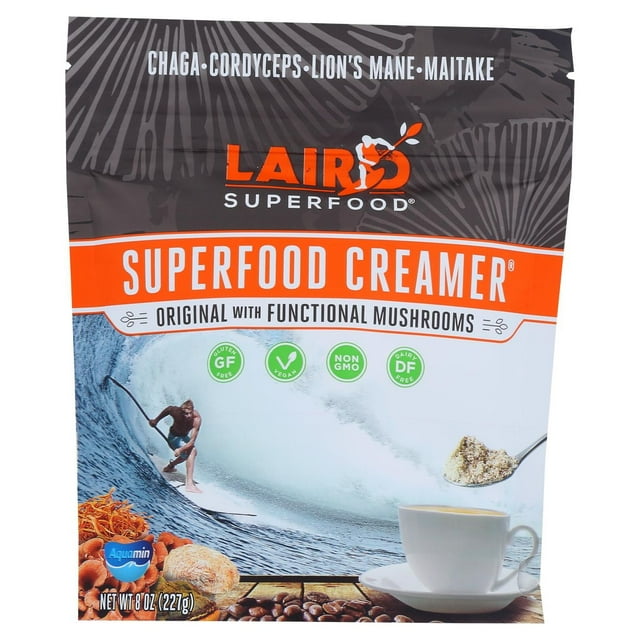 Laird Superfood 8oz Bag - Original Functional Mushroom Creamer ...