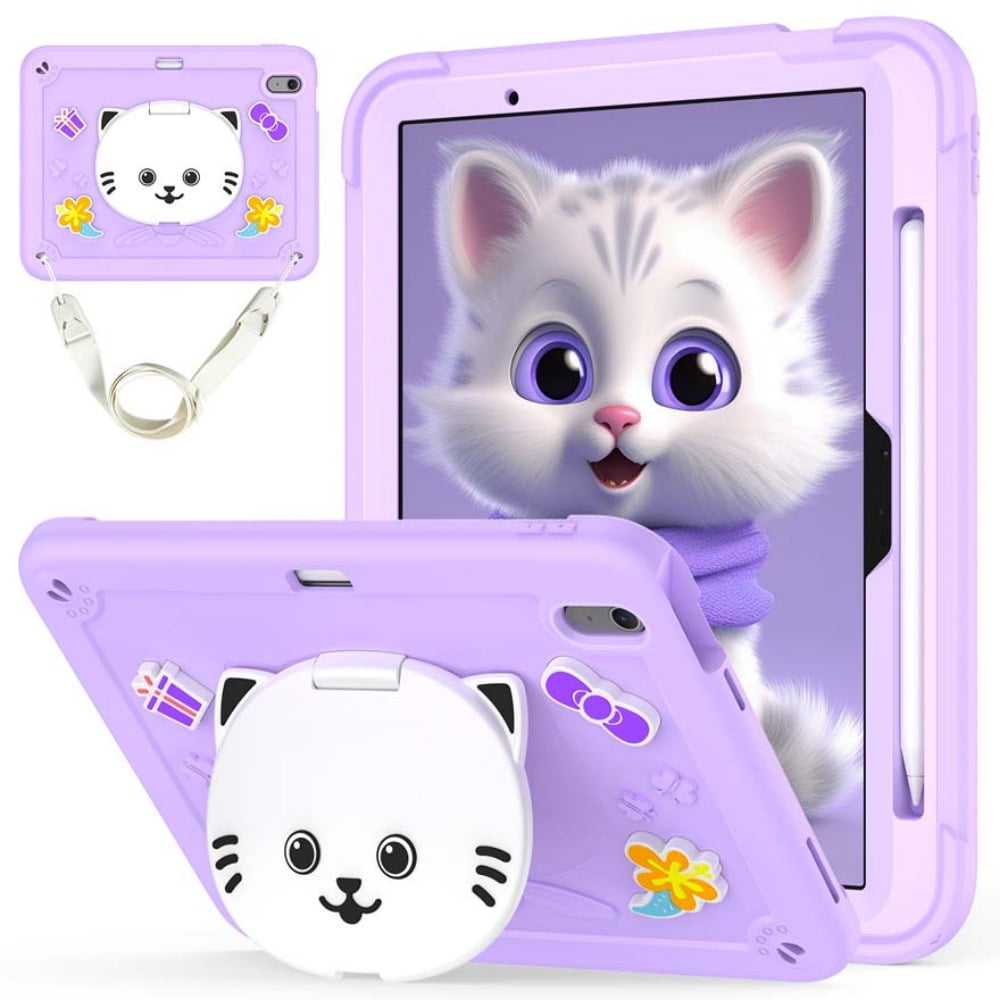 Laiteting Cute Cartoon Case for iPad Pro 11 2024/iPad Air 11 M2/iPad ...