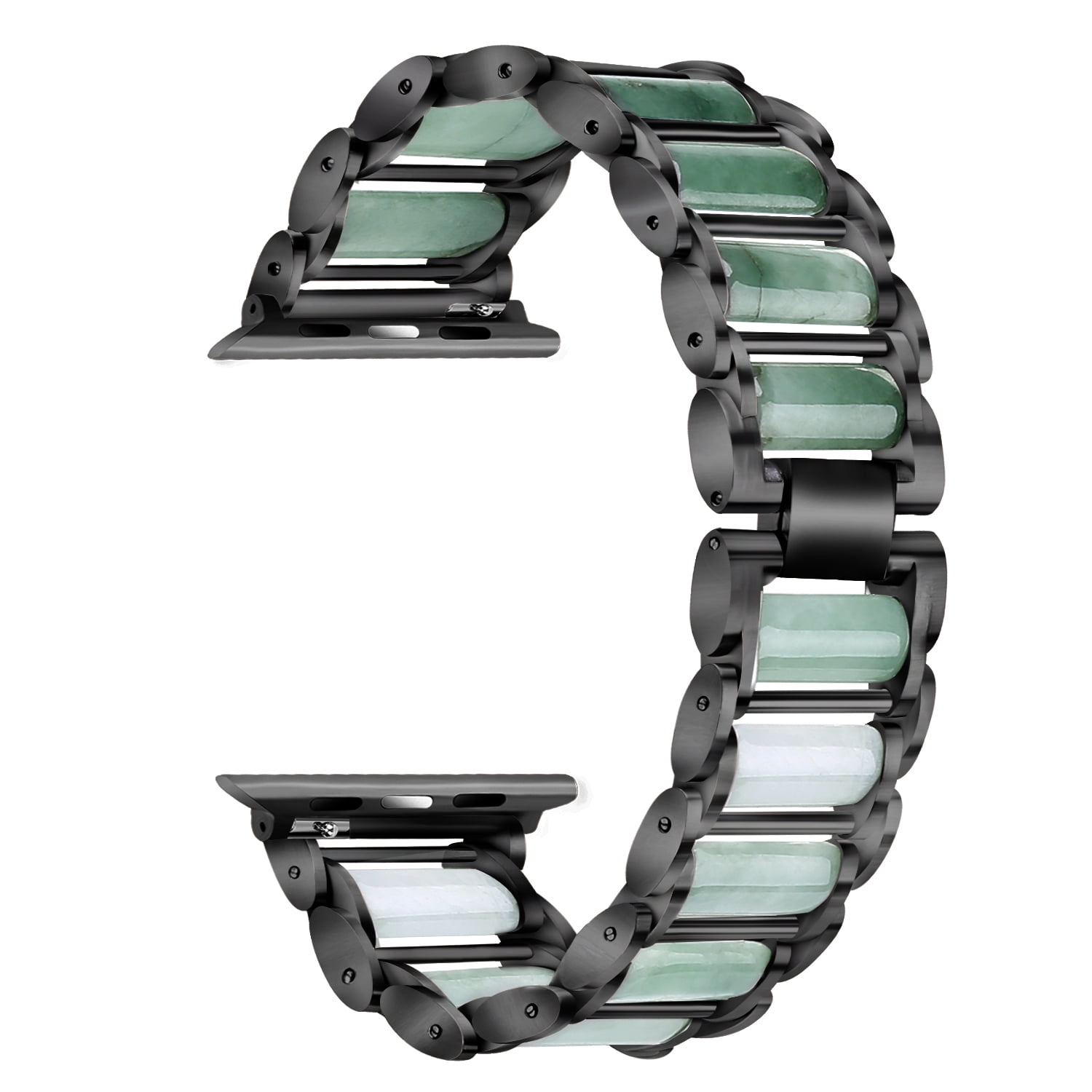 Laiteting Jade Jewelry Metal Strap Compatible with Apple Watch Bands ...