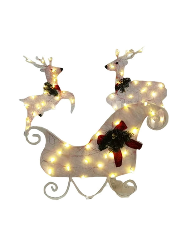 Outdoor Reindeer Decor in Outdoor Christmas Decorations - Walmart.com