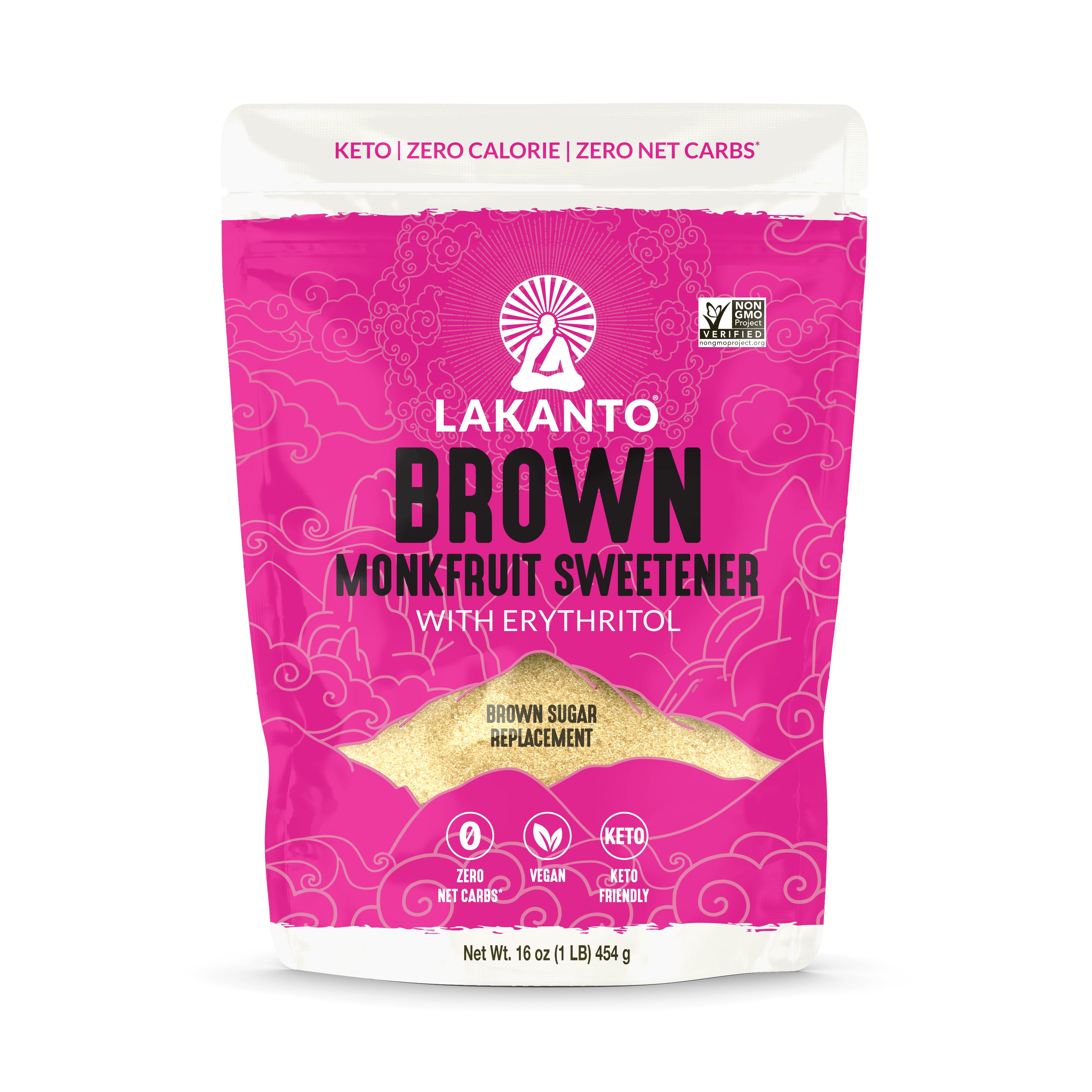 Lakanto Brown Monk Fruit Sweetener Brown Sugar Substitute Zero Lakanto Brown Monk Fruit Sweetener Brown Sugar Substitute Zero