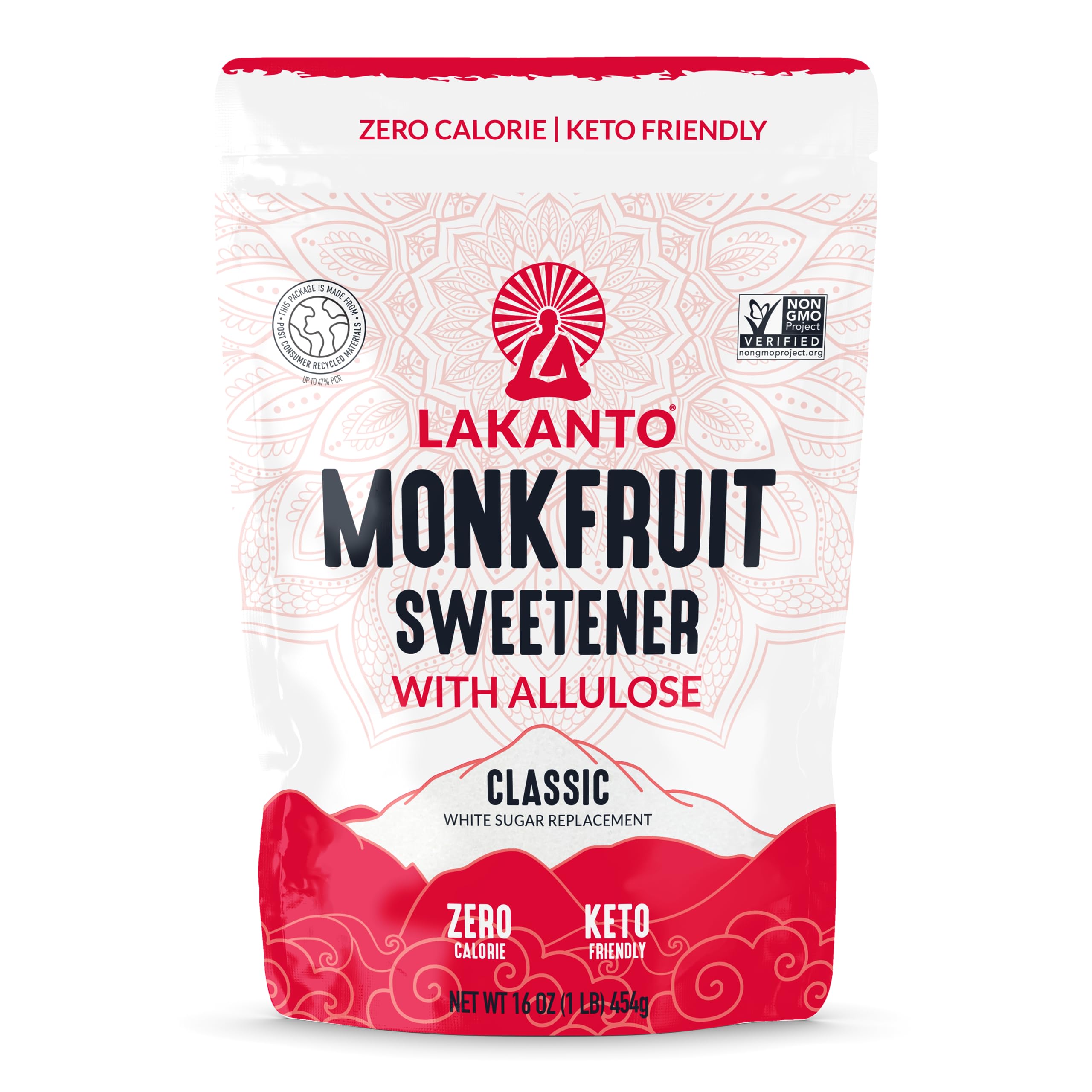 Lakanto Classic Monk Fruit DEF29 Sweetener With Allulose, Substitute ...