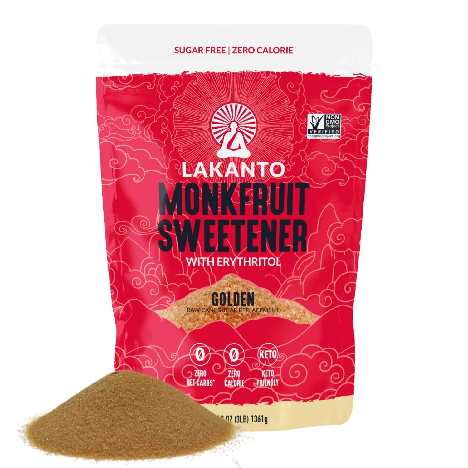 Lakanto Golden Monk Fruit IEF31 Sweetener With Erythritol, Sugar ...