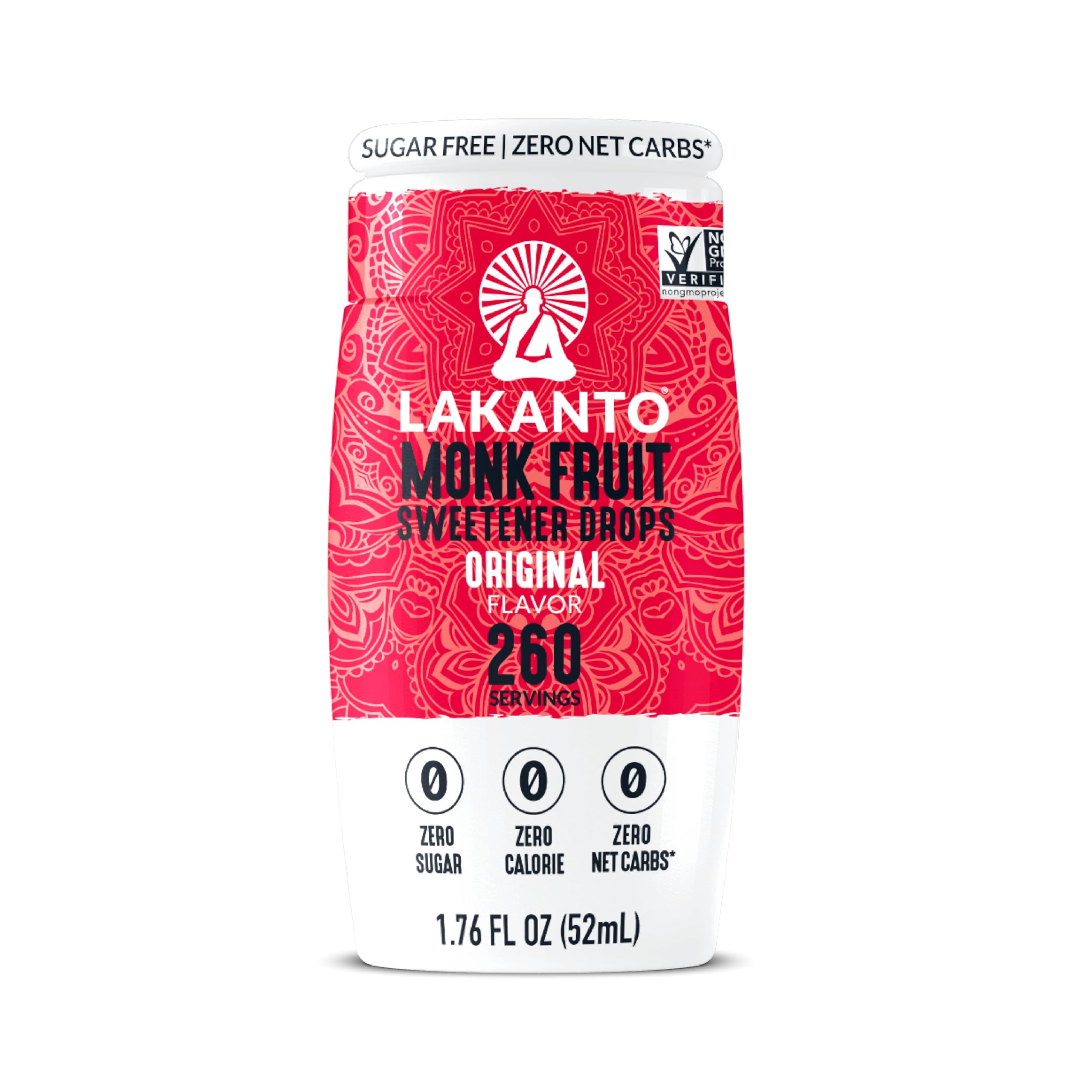 Lakanto Liquid Monk Fruit IEF31 Extract Drops, Erythritol Substitute Sweetener For Tea, Coffee ...