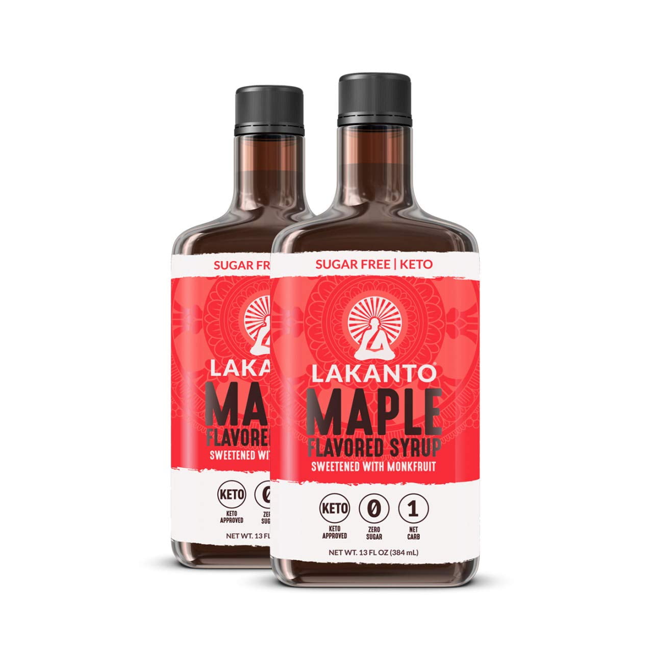 Lakanto Sugar Free Maple Syrup, Monk Fruit Sweetener, Keto Friendly ...