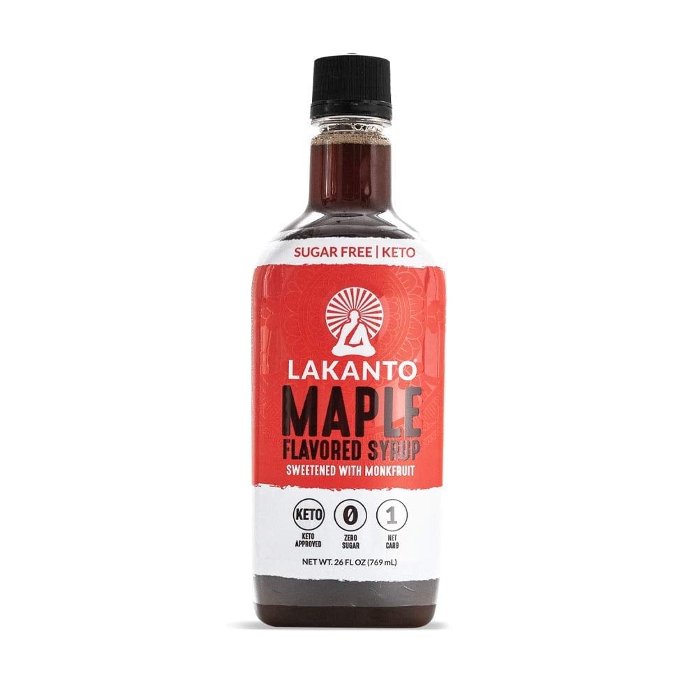Lakanto Monk Fruit Sweetener - Sugar Free Maple Syrup, Keto Friendly ...