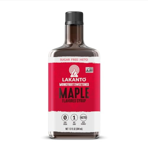 Lakanto Sugar Free Maple Syrup - Monk Fruit Sweetener, Keto Diet ...
