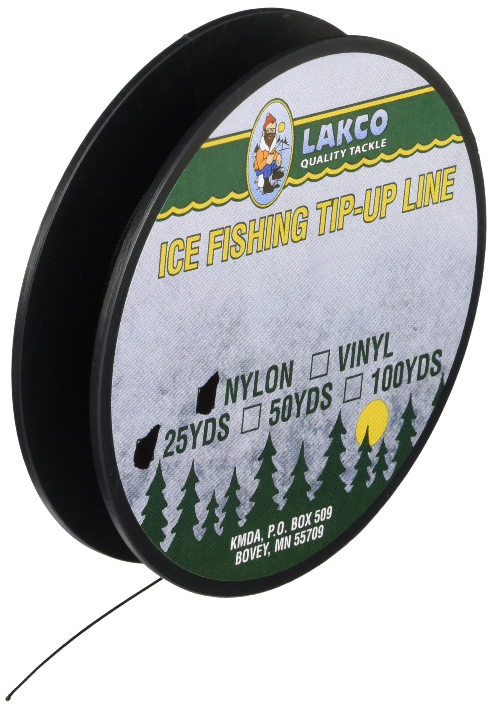 Lakco FL5 Nylon tip up line 50 Yard Spool - Walmart.com