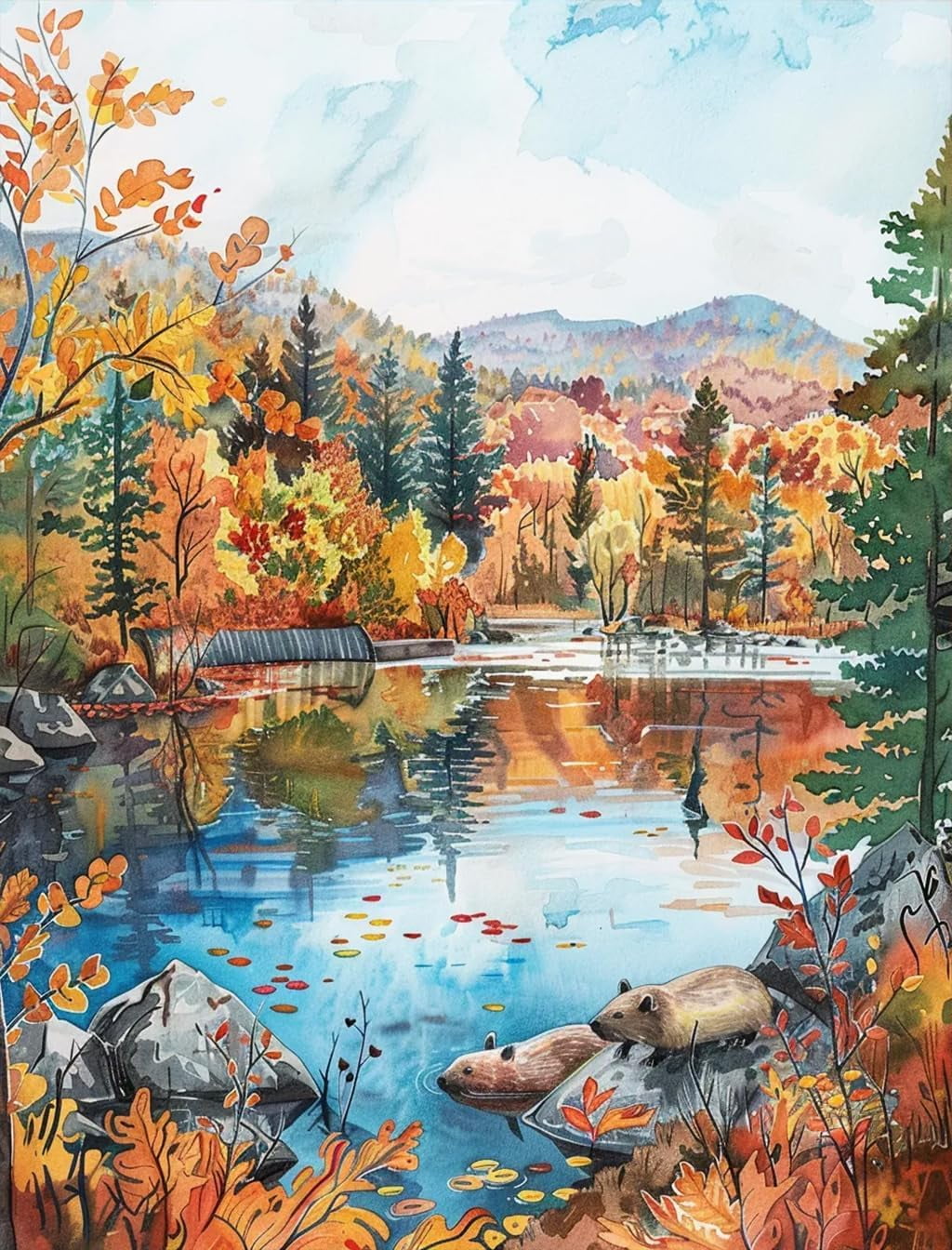 Lake 1000 Pieces Puzzle for Adults Educational Intellectual Jigsaw ...