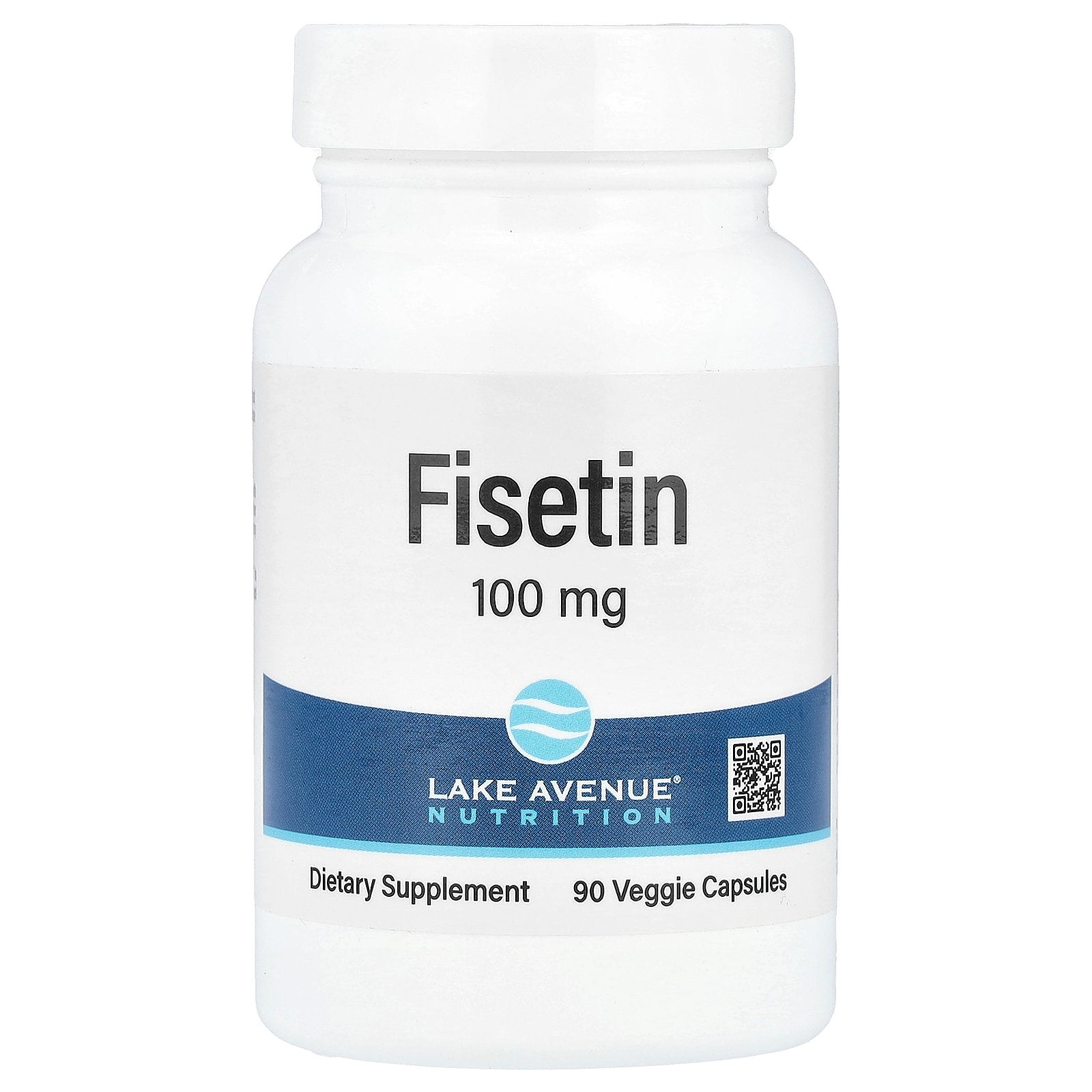 Lake Avenue Nutrition Fisetin, 100 mg, 90 Veggie Capsules - Walmart.com