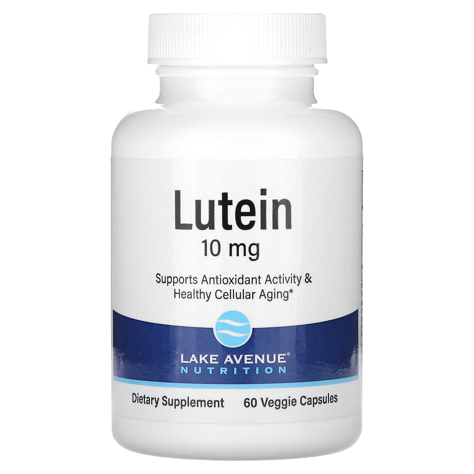 Lake Avenue Nutrition Lutein, 10 mg, 60 Veggie Capsules - Walmart.com