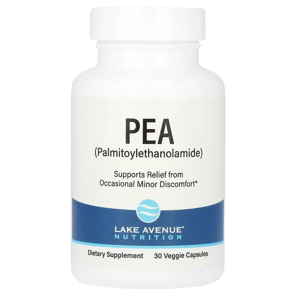 Lake Avenue Nutrition, PEA (Palmitoylethanolamide), 30 Veggie Capsules ...