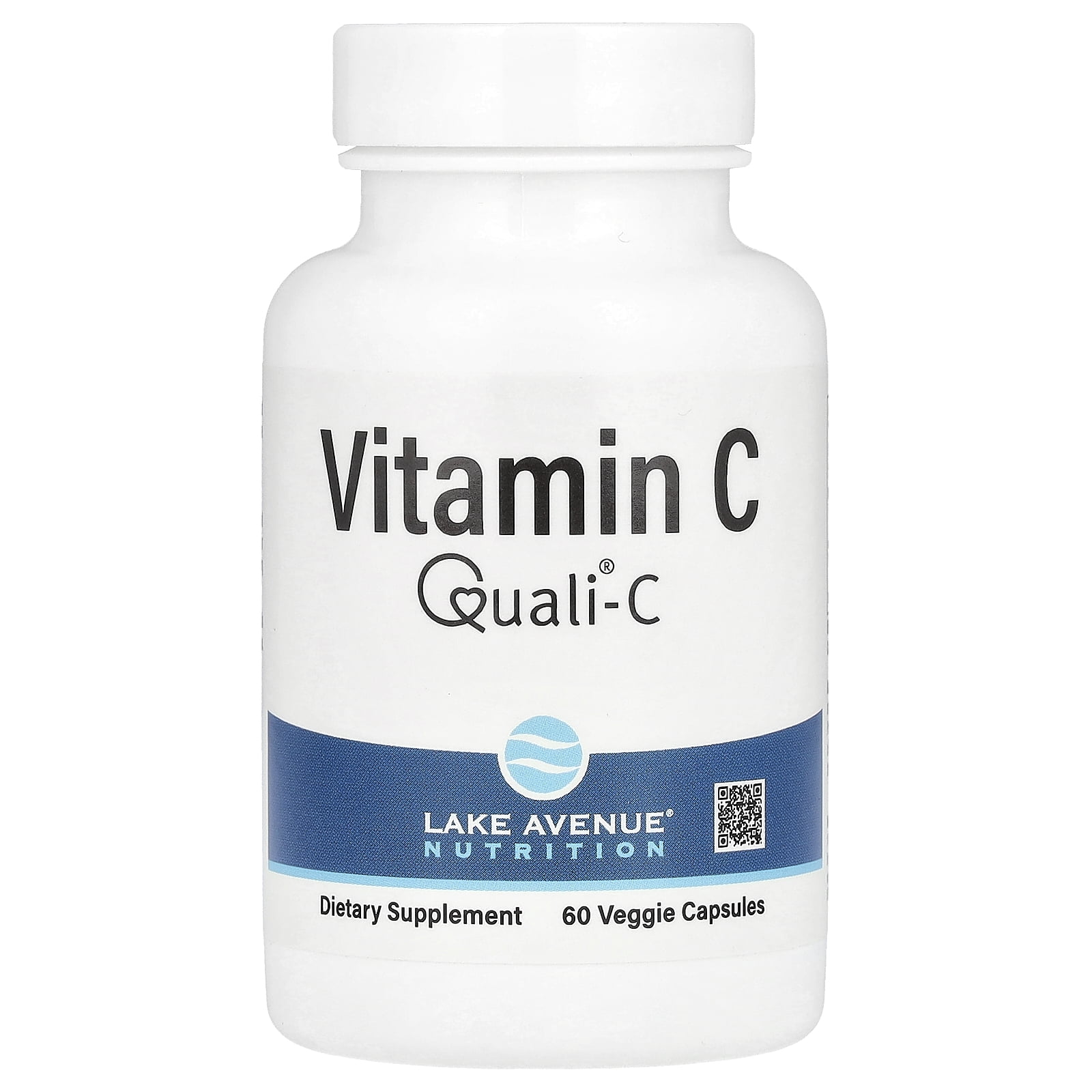 Lake Avenue Nutrition Vitamin C, Quali®-C, 60 Veggie Capsules (1,000 mg ...