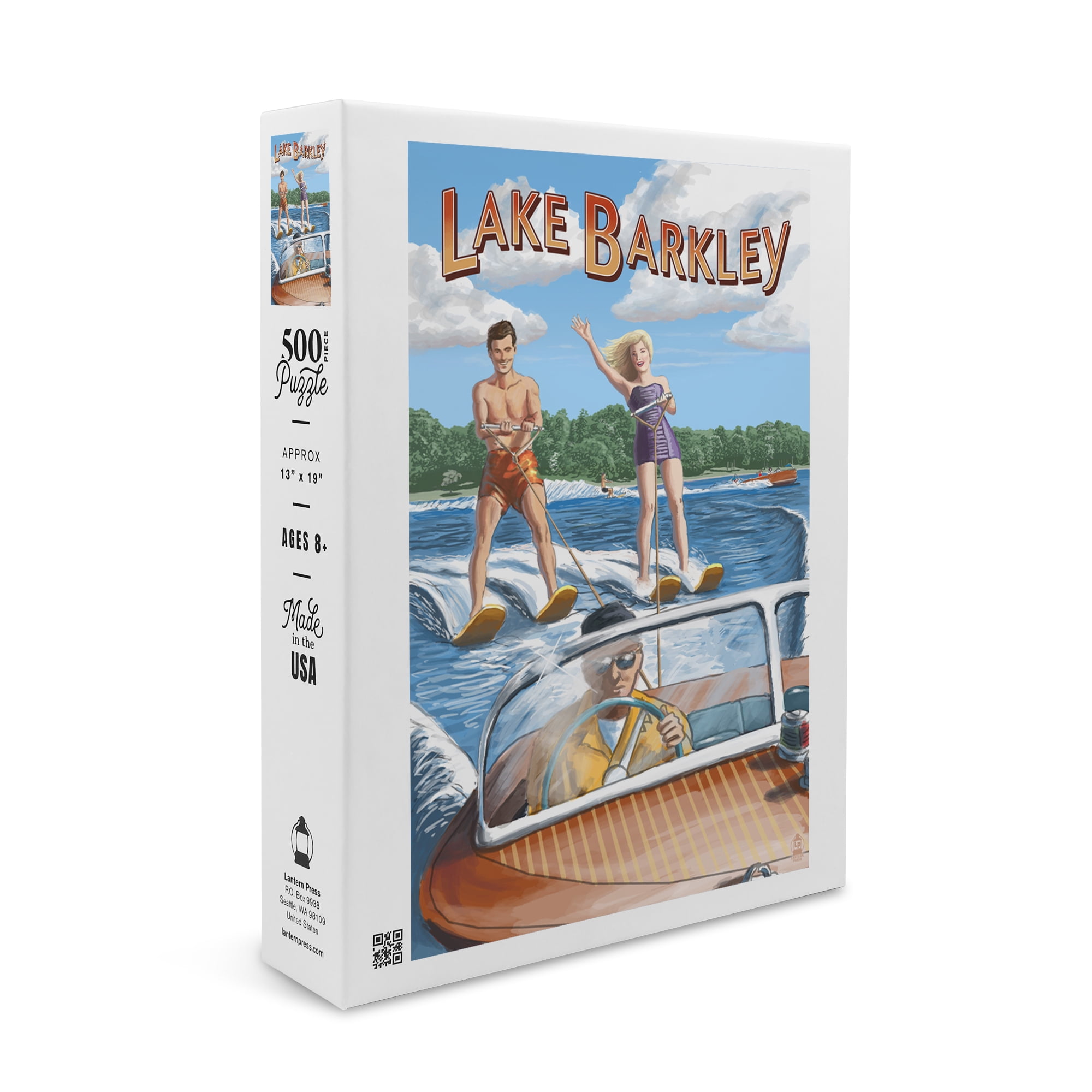 Lake Barkley, Kentucky, Water Skiing (19x27 inches, Premium 500 Piece ...