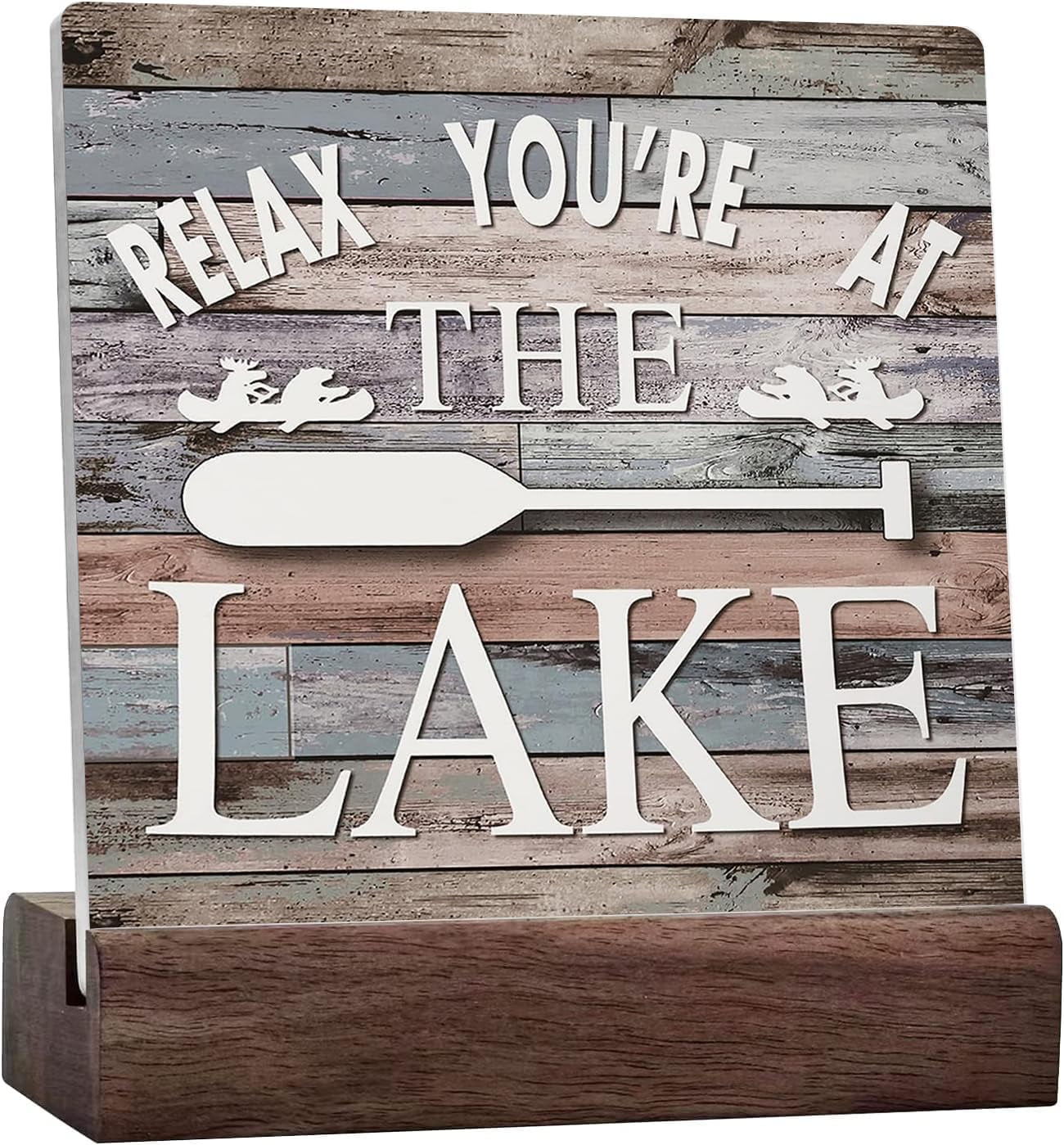 Lake Ceramic Table Sign - Lake House Decor For The Home, Lake Life ...