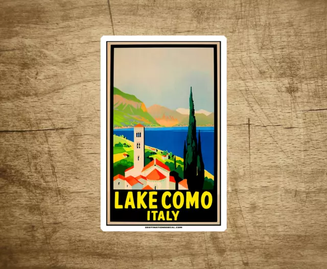 Lake Como Italy Decal Sticker Lago Di Como Sticker Phone Decal Water ...