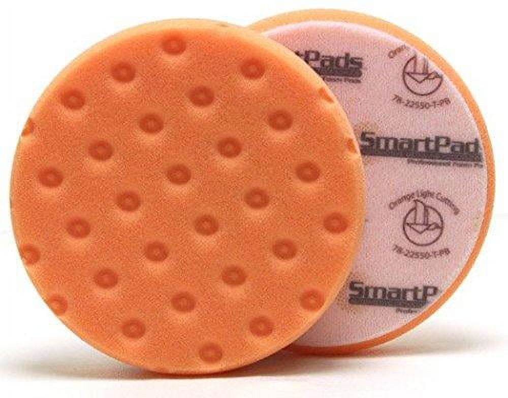 Lake Country CCS Smart Pads DA 6.5 inch Foam Pad (Orange, 6.5 inch ...