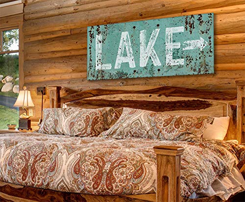 Lake Directional - Classic Lake House Decor, Cabin and Camper Wall ...