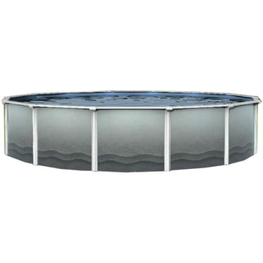 Lake Effect Pools Fallston 15' x 30' Oval x 52" Steel Sided Wall Above ...