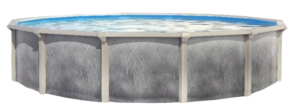 "Lake Effect 18'x52"" Explorer Galvanized Steel Round Above Ground Pool ...