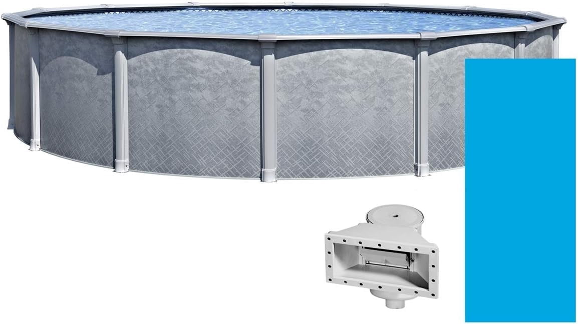 Lake Effect Pools 24' Round x 52" Height Lifestyle Above Ground ...