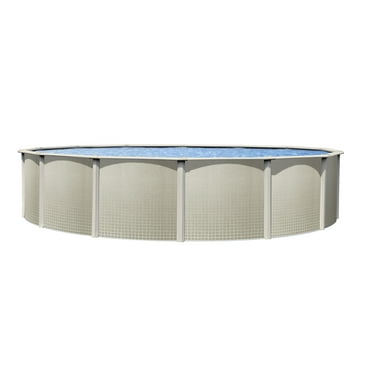 "Coleman Deluxe Series Ground Swim 26' x 52"" Power Steel Round Frame ...