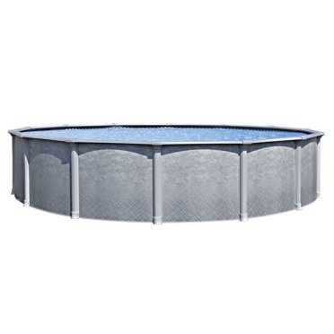 "Lake Effect Pools Meadows 15' x 30' x 52"" Big Steel Deep Frame Oval ...