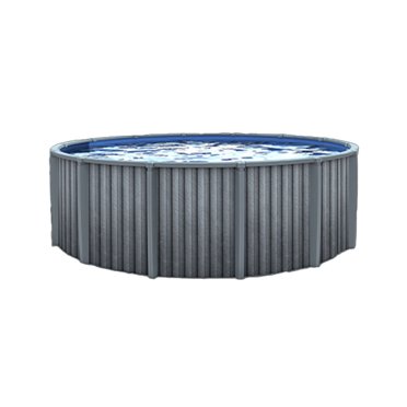 Lake Effect Pools Lifestyle 18' x 33' Oval x 54" Resin Protected Steel ...