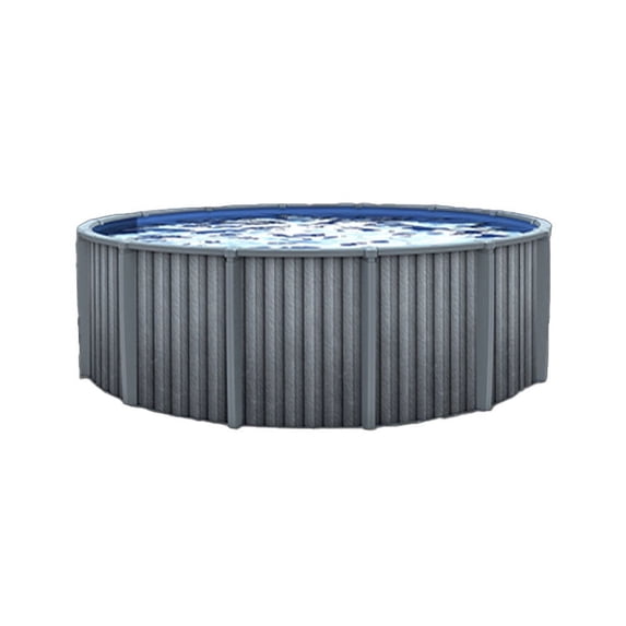 Lake Effect Pools Santa Catalina 21' x 52" Round Resin Protected Above ...