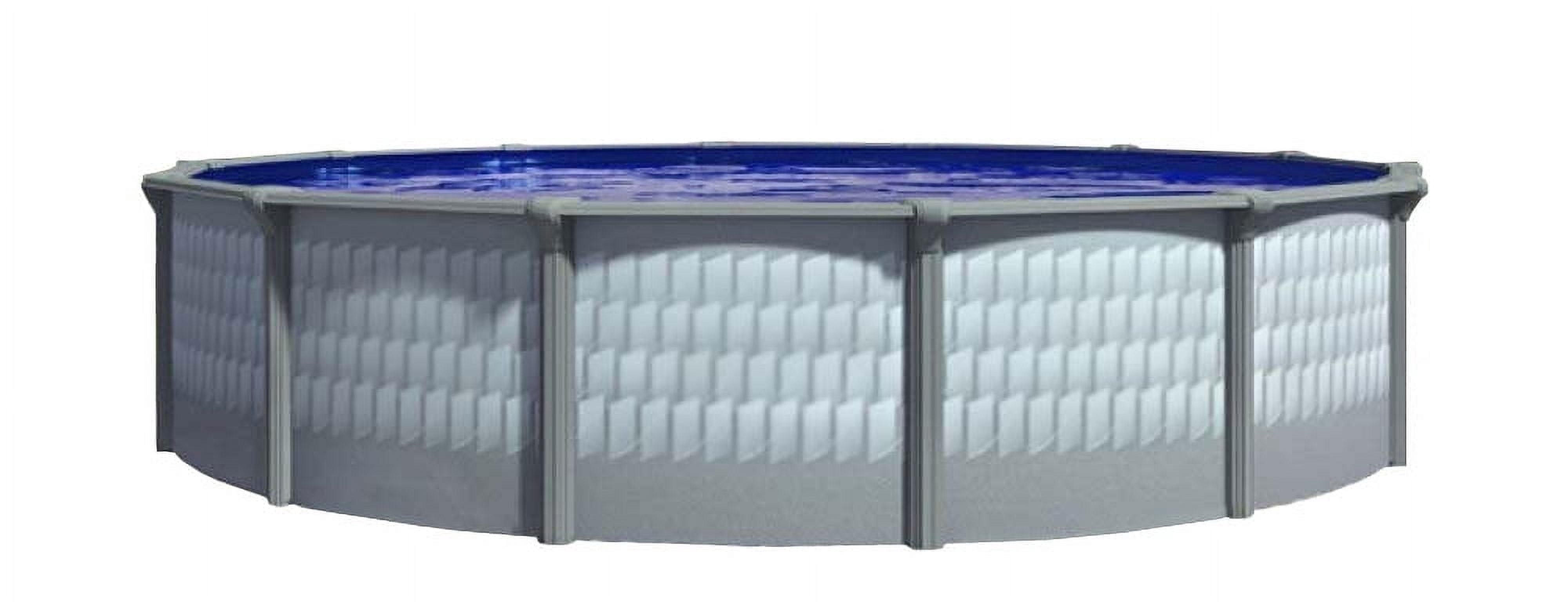 Lake Effect Pools Testudo 18' Round x 52" Resin Protected Steel Above ...