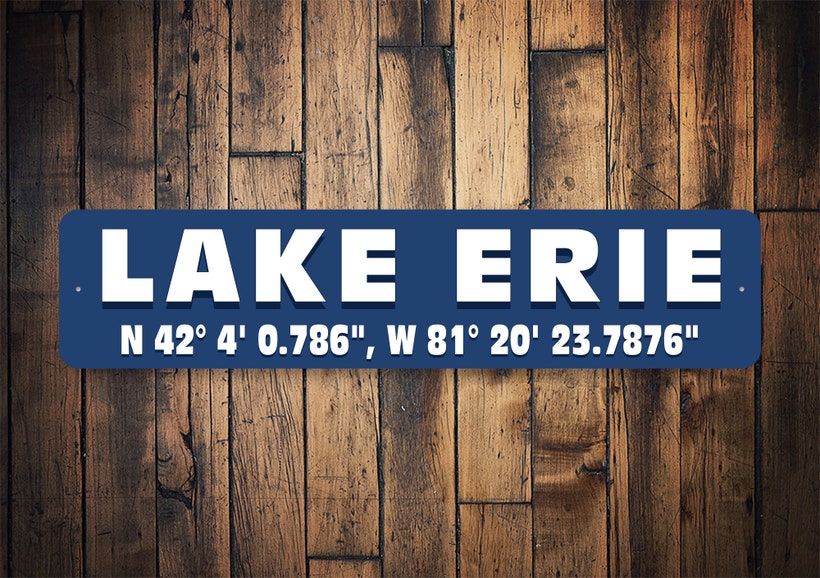 Lake Erie Sign Lake Gift Erie Lake Gift Home On Erie Lake Erie Lake ...