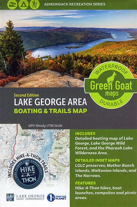 Lake George Area Boating & Trails Maps - Walmart.com