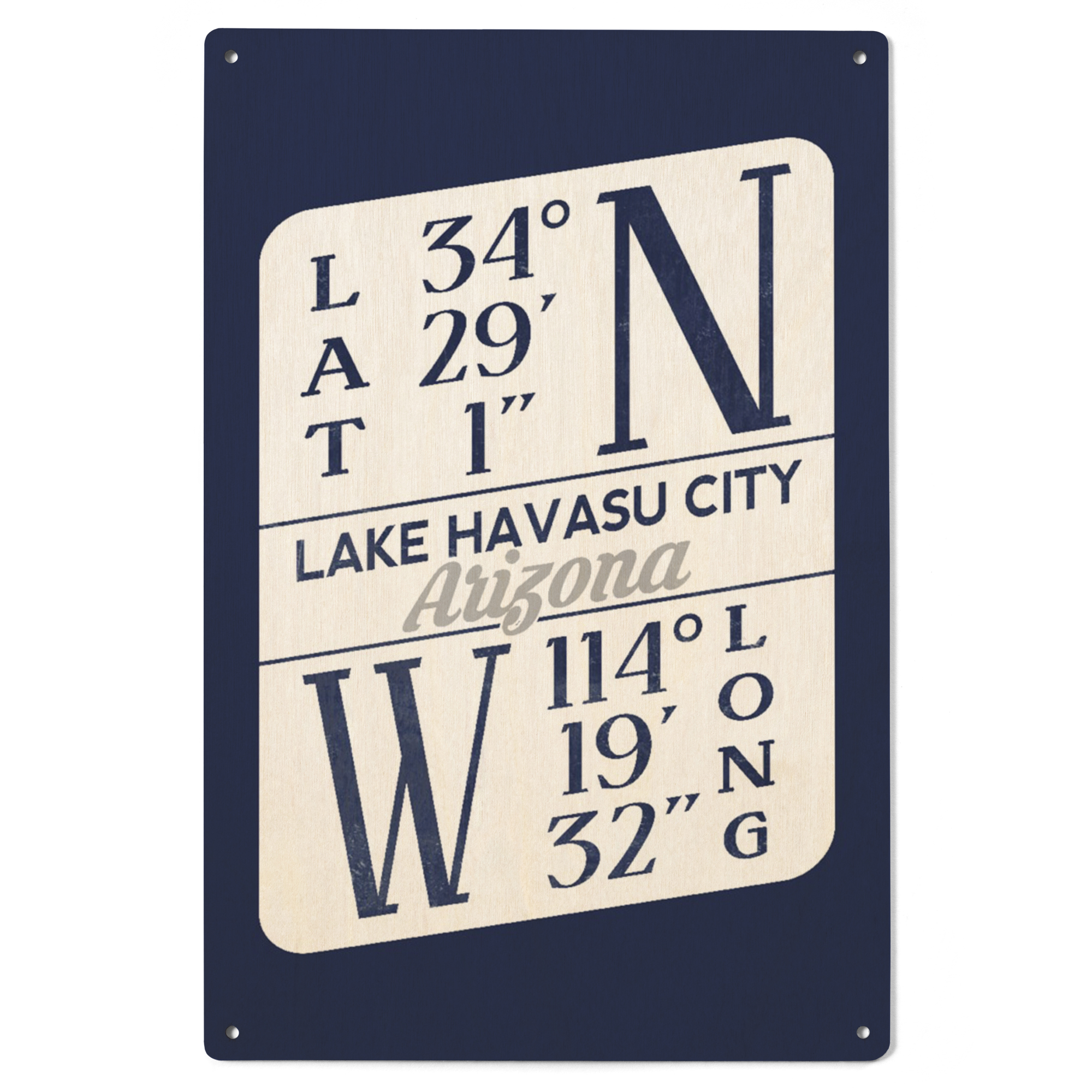 Lake Havasu City, Arizona, Latitude and Longitude, Contour Birch Wood ...