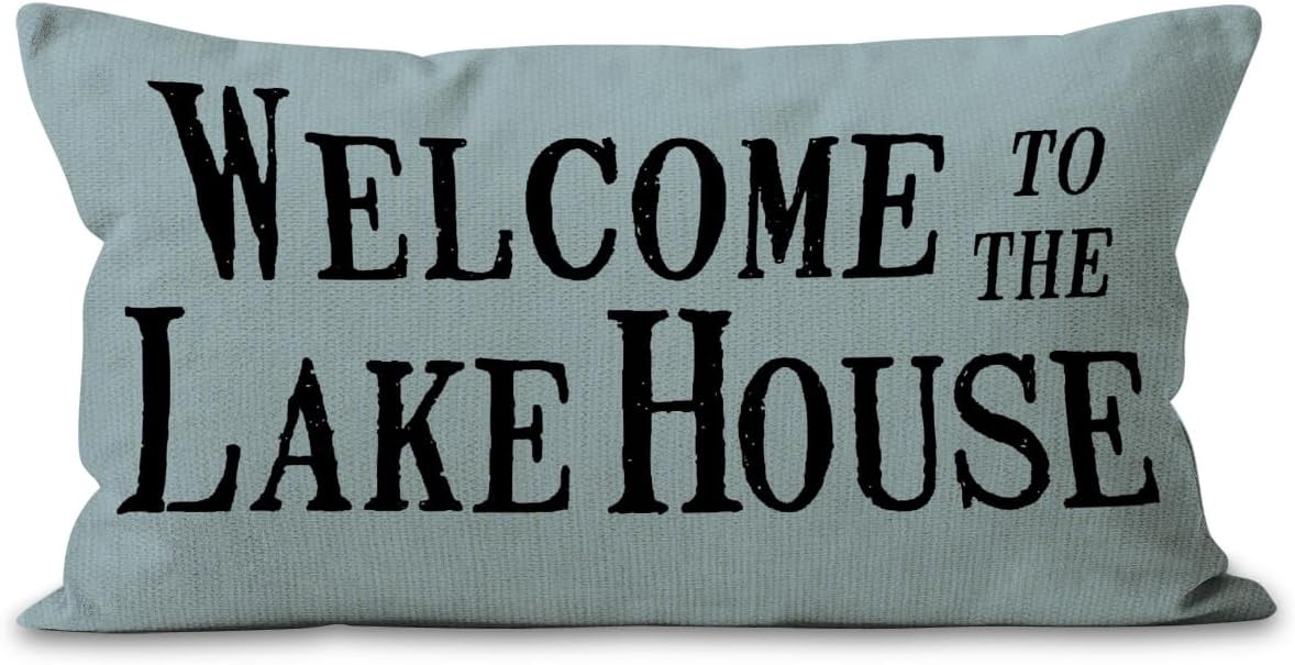 Lake House Decor, 12x20 Pillow Cover, Outdoor Pillows,Lake House Decor ...