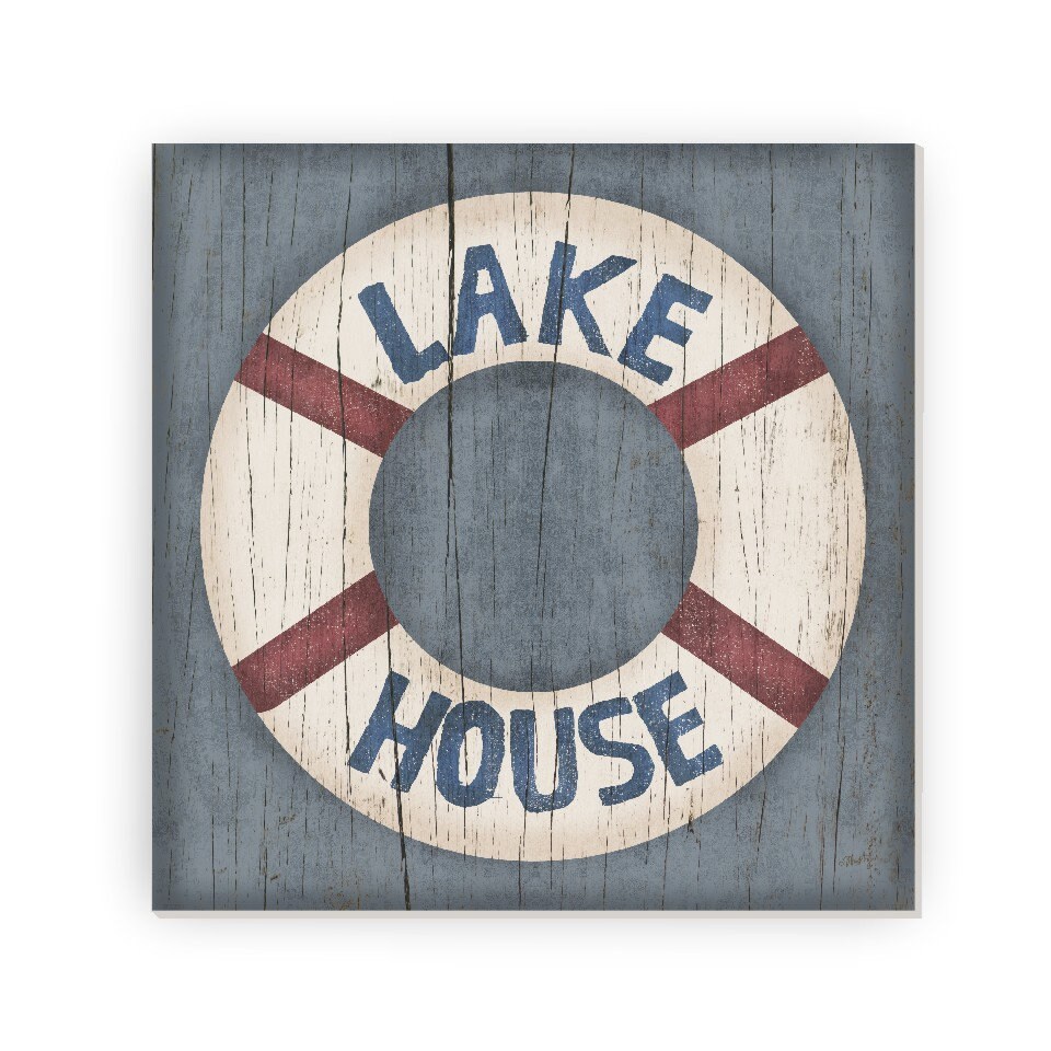 Lake House Lifeguard Farmhouse Style Wood Wall Decor Signs, Cue Signs ...