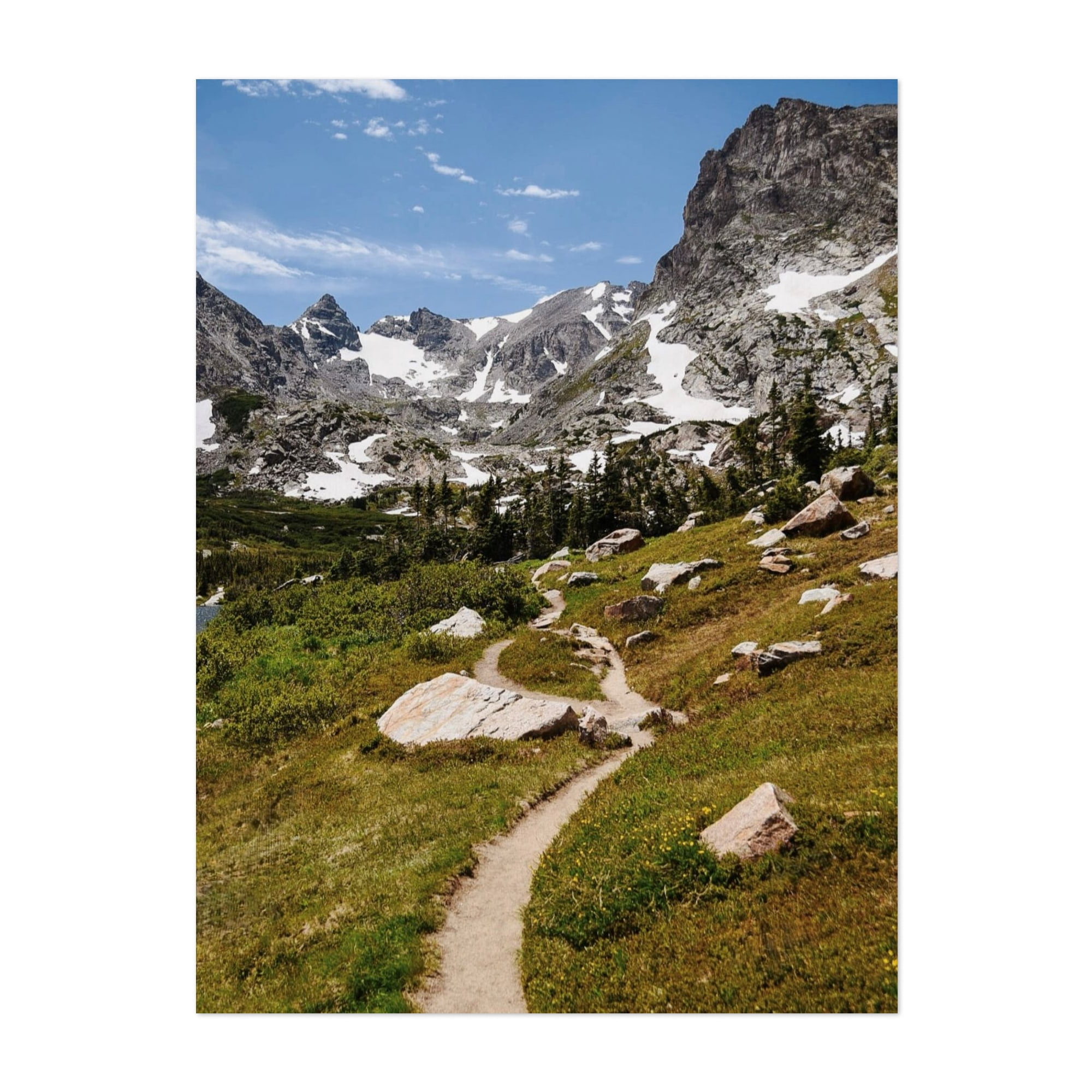 Lake Isabelle Trail - Colorado Photography Mountain Landscape Nature ...