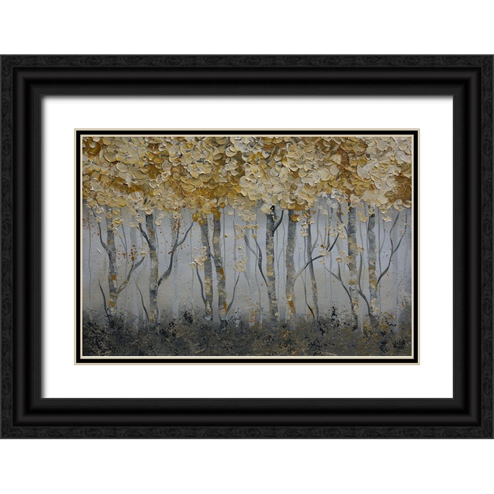 Lake, Kaye 24x17 Black Ornate Wood Framed with Double Matting Museum ...