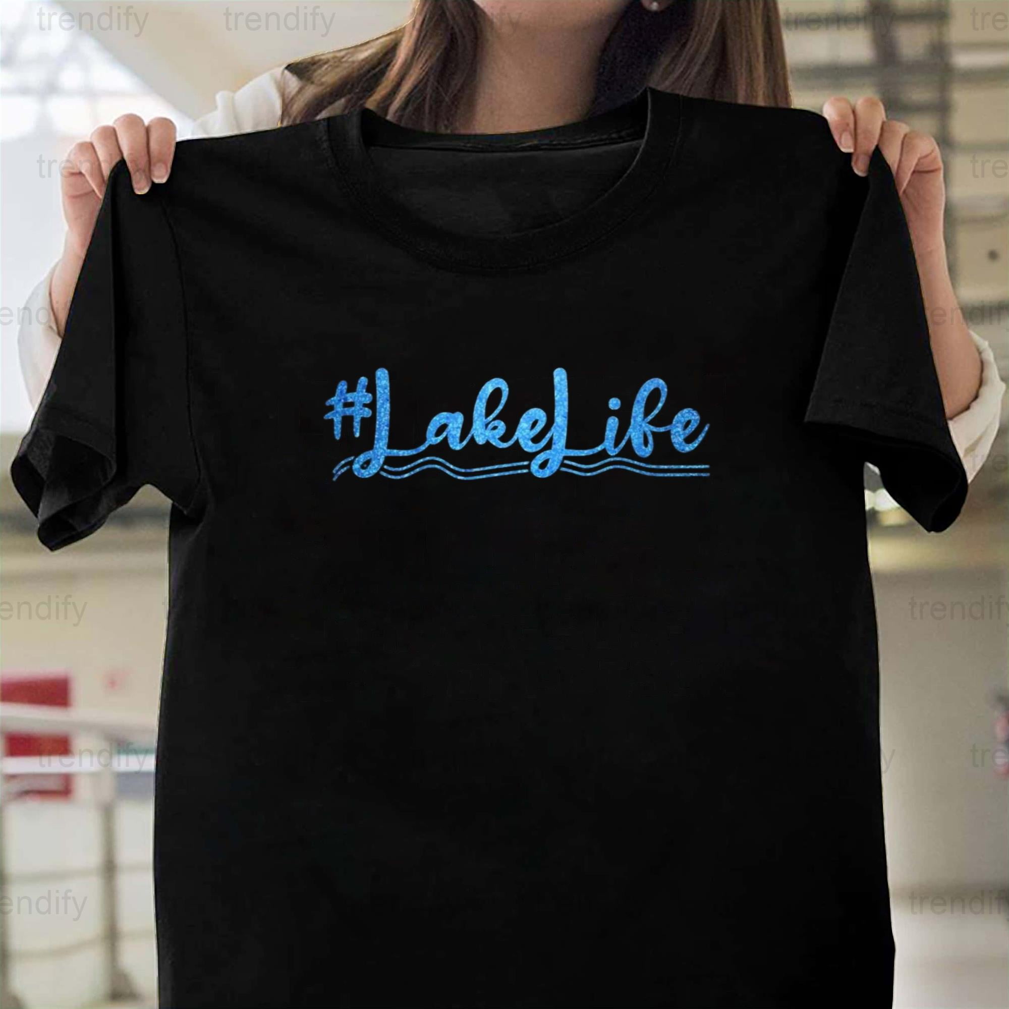 Lake Life, A Graphic for Lake Lovers and Boating Vacation Fans Art ...